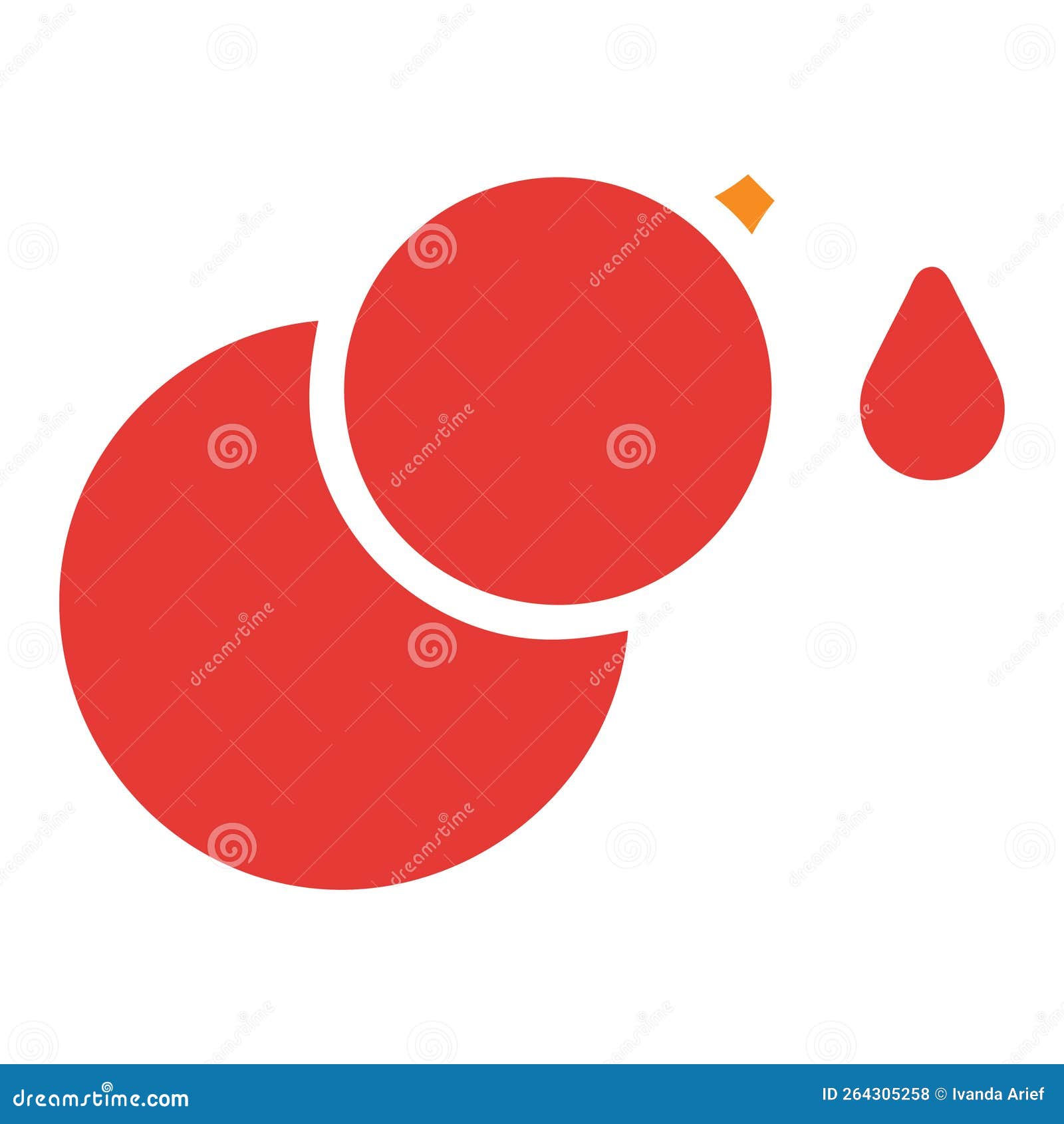 Calabash Solid Red Illustration Vector and Logo Icon New Year Icon ...