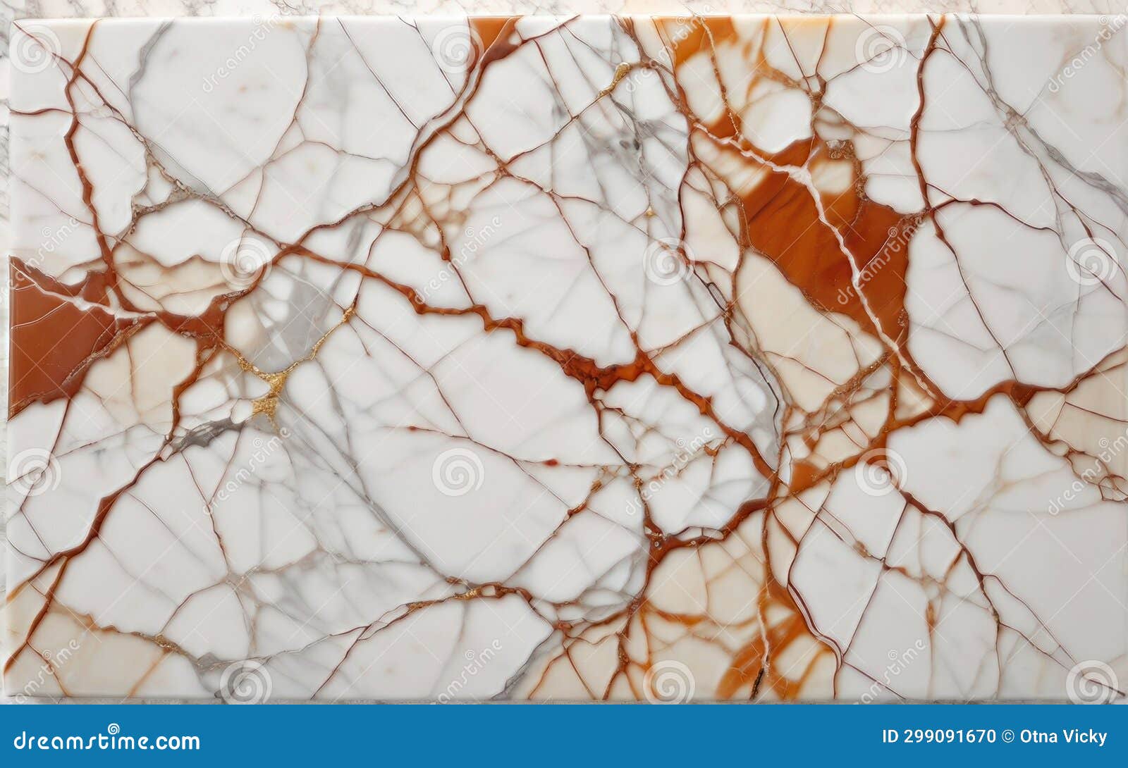 Red Calacatta Marble Texture Of A Natural White And Grey Stone Tile ...