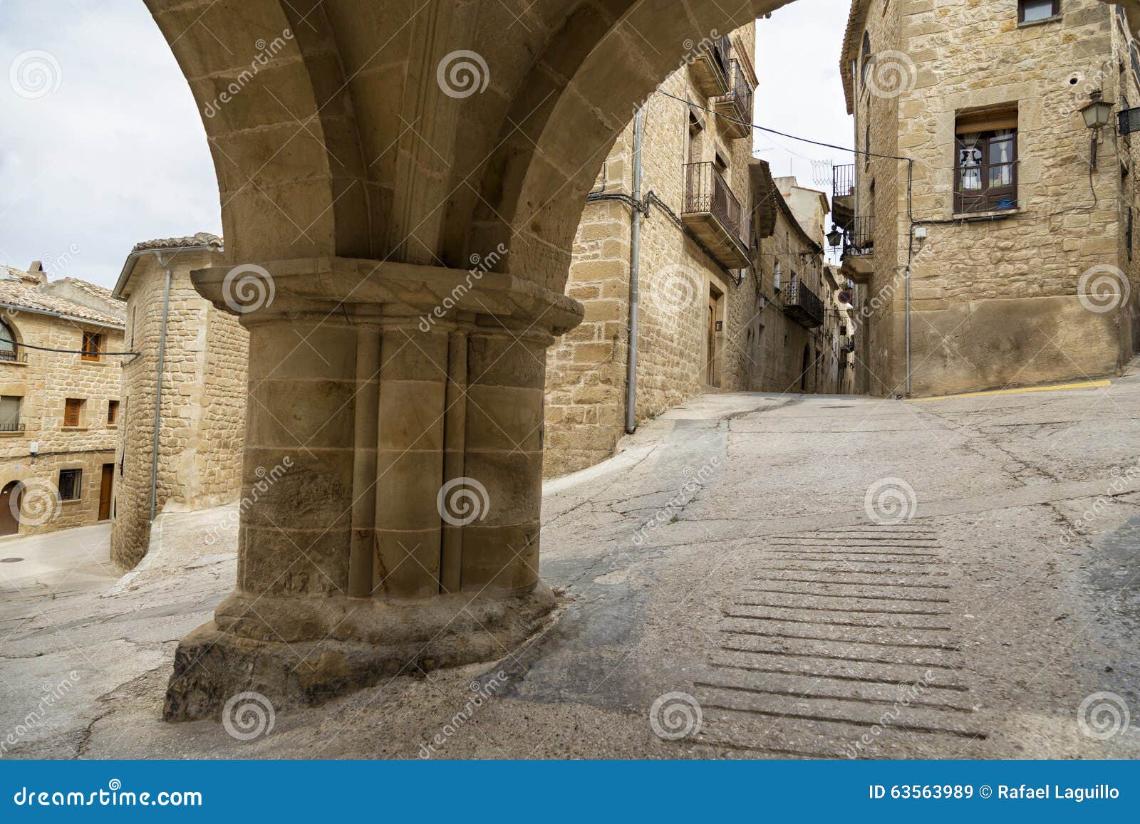 Calaceite, Teruel, Spain stock image. Image of building - 63563989
