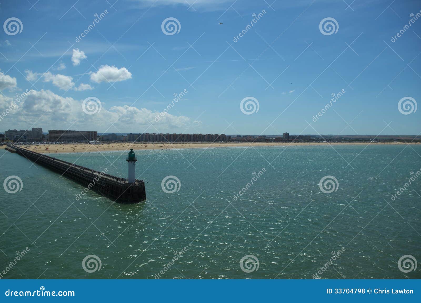 Calais stock photo. Image of calais, pier, hotels, lighthouse - 33704798