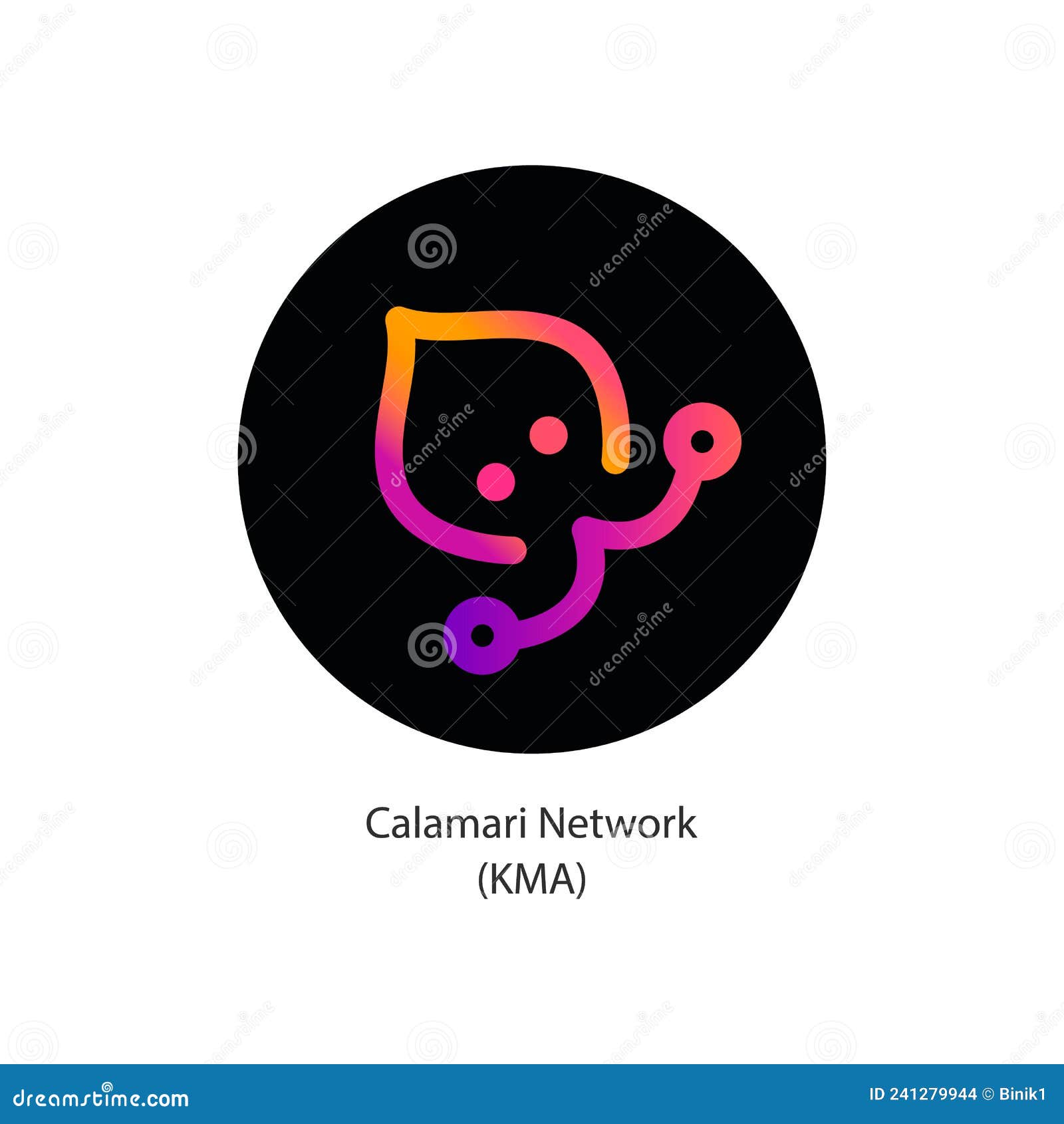 Calamari Logo Mascot With Banner Stock Photography | CartoonDealer.com ...