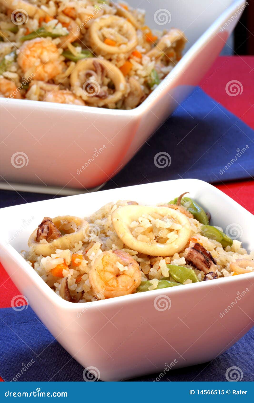 Calamari rice stock image. Image of eating, edible, ready - 14566515