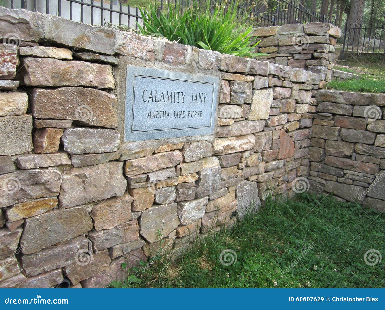 Calamity Jane stock image. Image of jane, grave, rock - 60607629