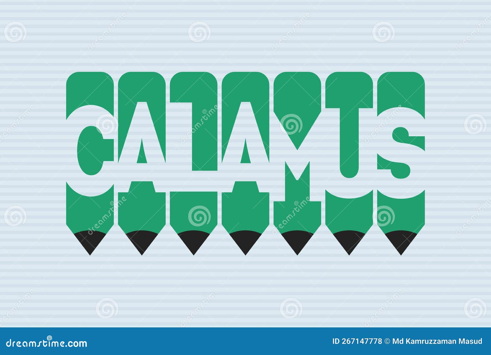 Calamus Text with Pen Symbol Creative Ideas Design, Vector Illustration ...