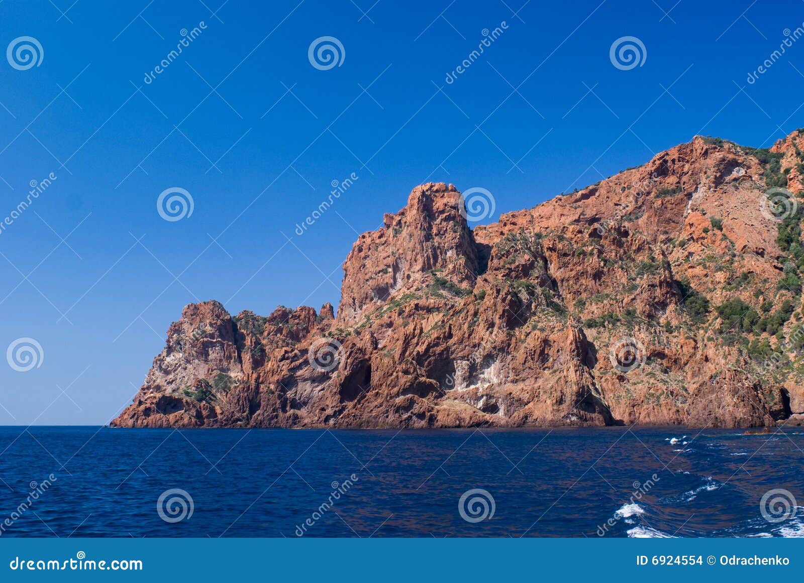 Calanche de Porto stock photo. Image of mediterranean - 6924554
