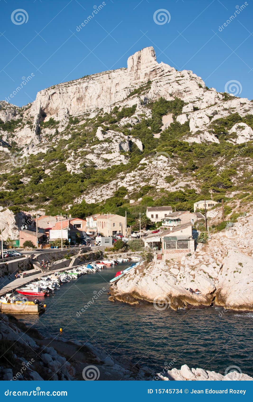 Calanque Callelongue stockfoto. Bild von mittelmeer, provence - 15745734
