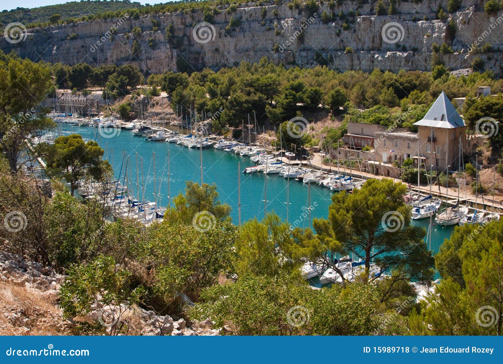 Calanque of Port-Miou stock photo. Image of provence - 15989718
