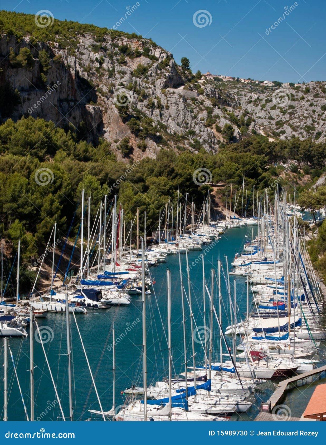 Calanque of Port-Miou stock photo. Image of calanque - 15989730