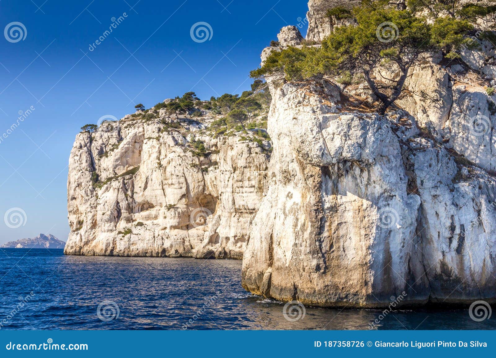 Calanques, Cassis, France stock photo. Image of cote - 187358726