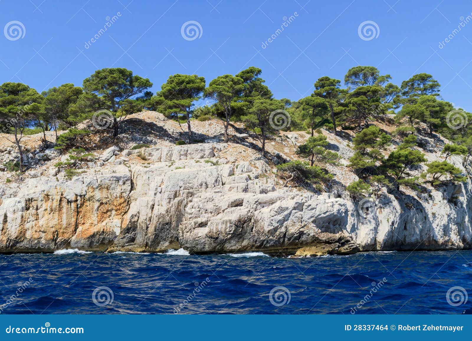 Calanques Coast Near Cassis in Provence Stock Photo - Image of holiday ...