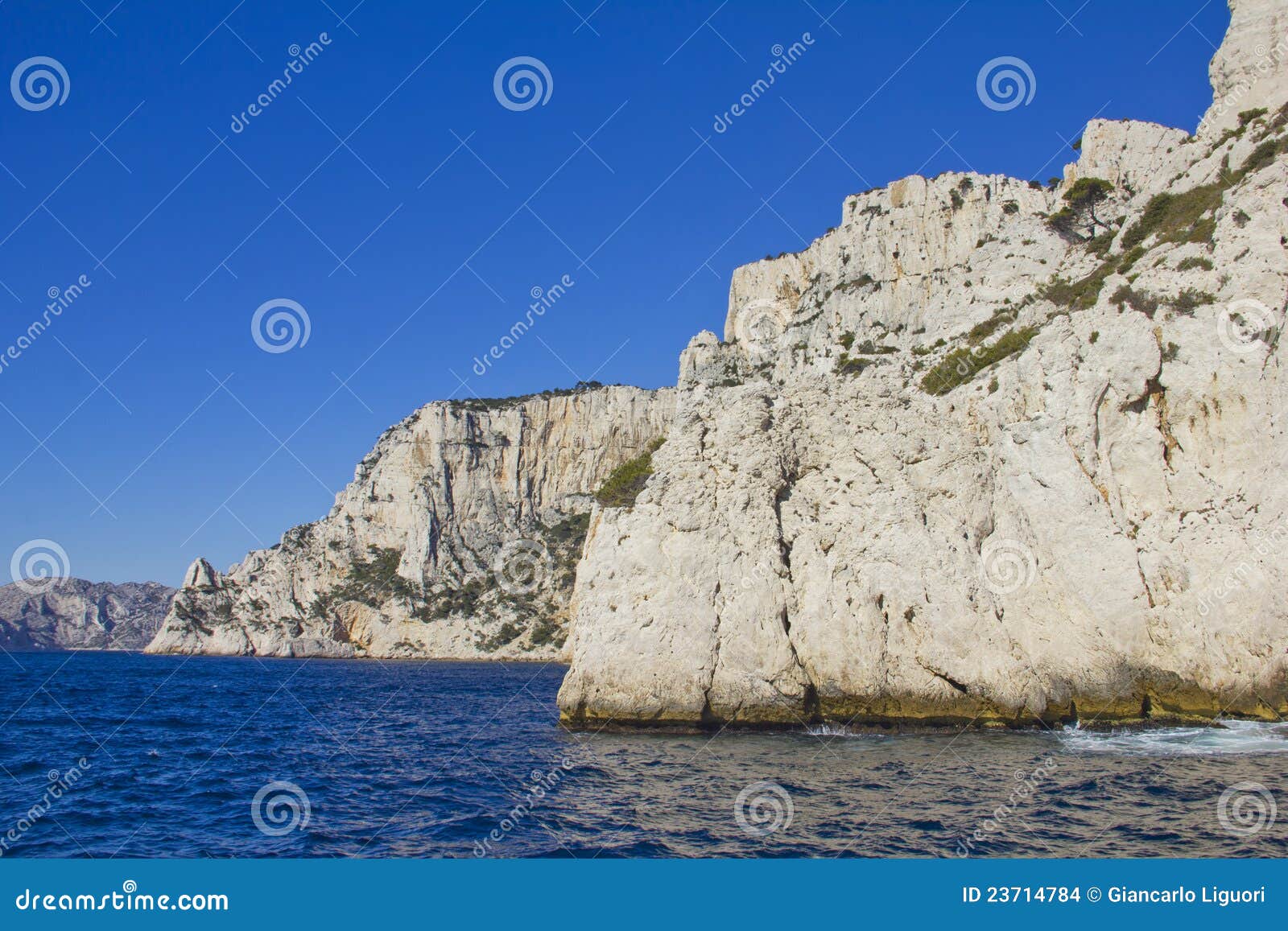 Calanques Von Cassis, Frankreich Stockfoto - Bild von rhone, ruhig ...