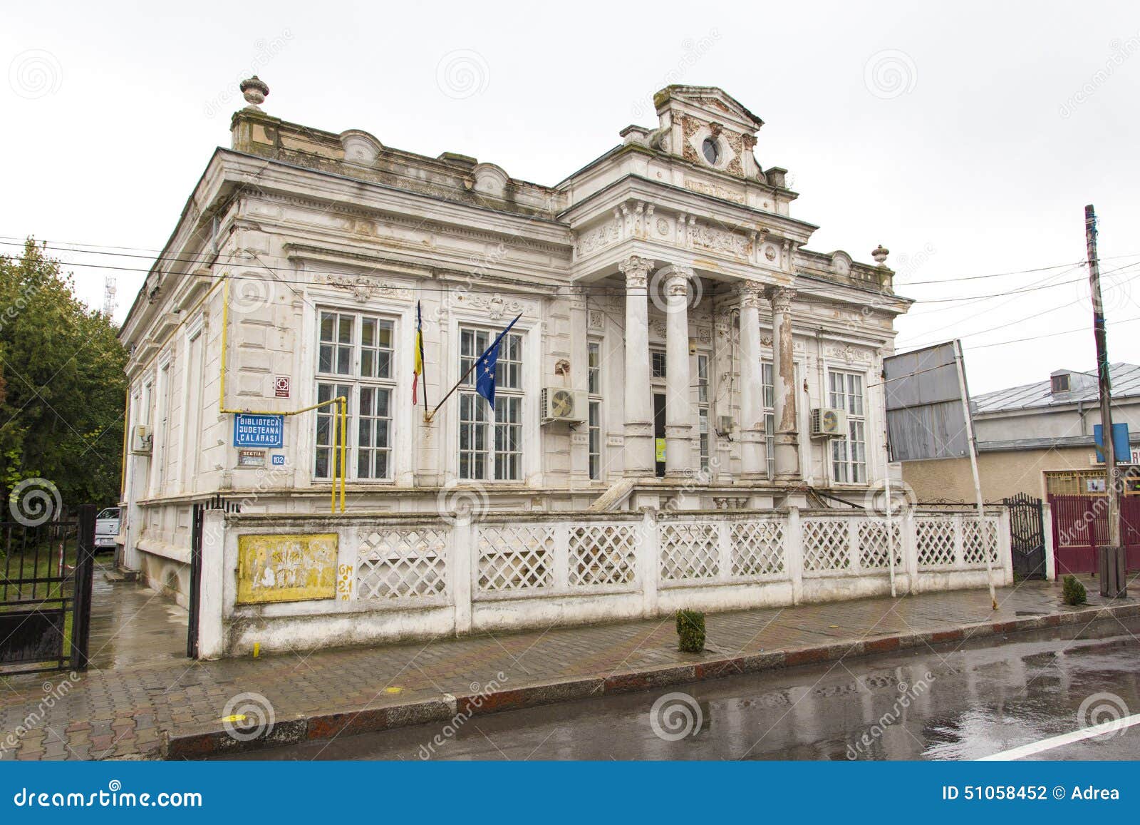 The Old Library Building from Calarasi City Editorial Photography ...