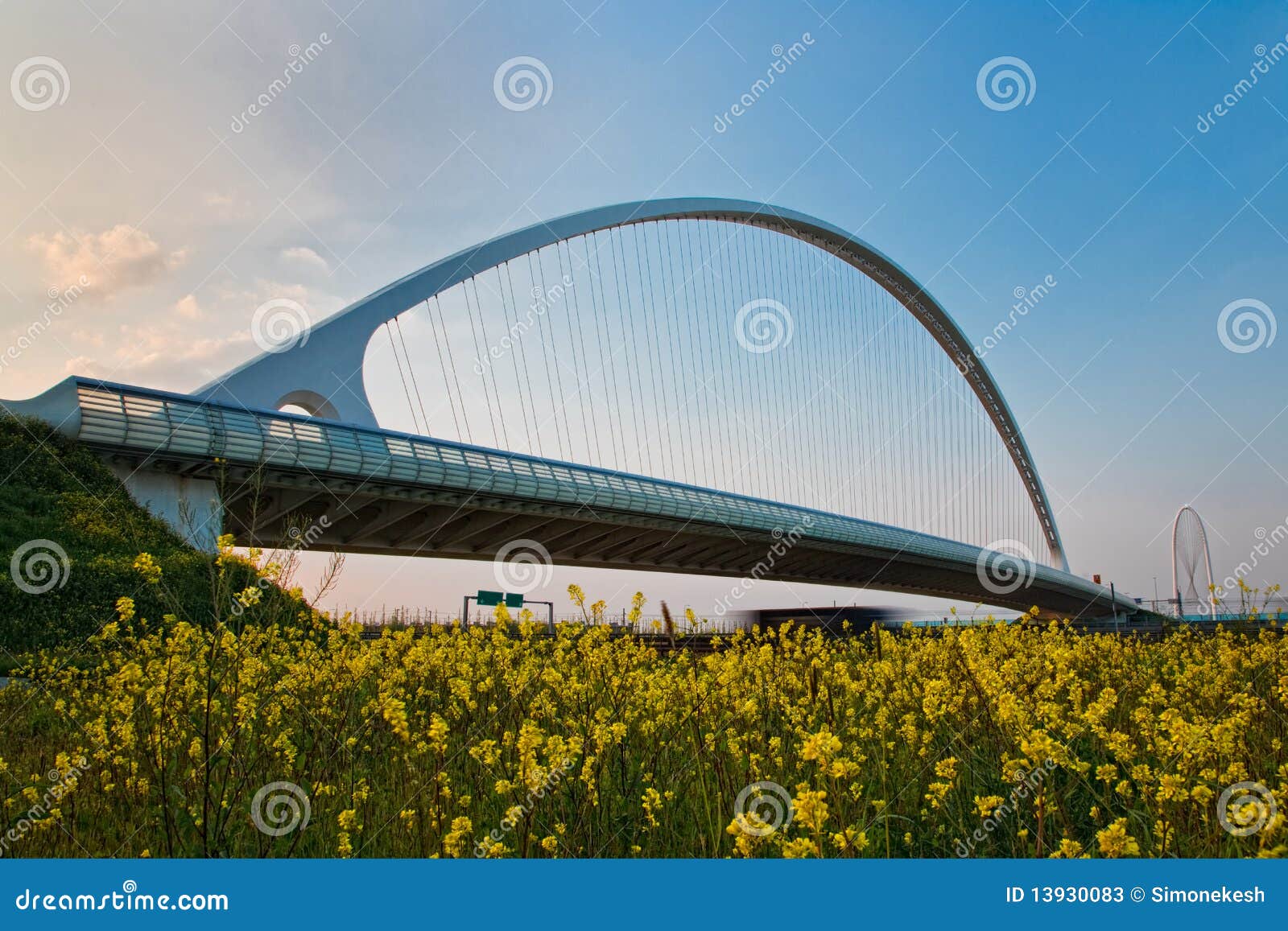 Calatrava Bridge editorial stock photo. Image of architecture - 13930083
