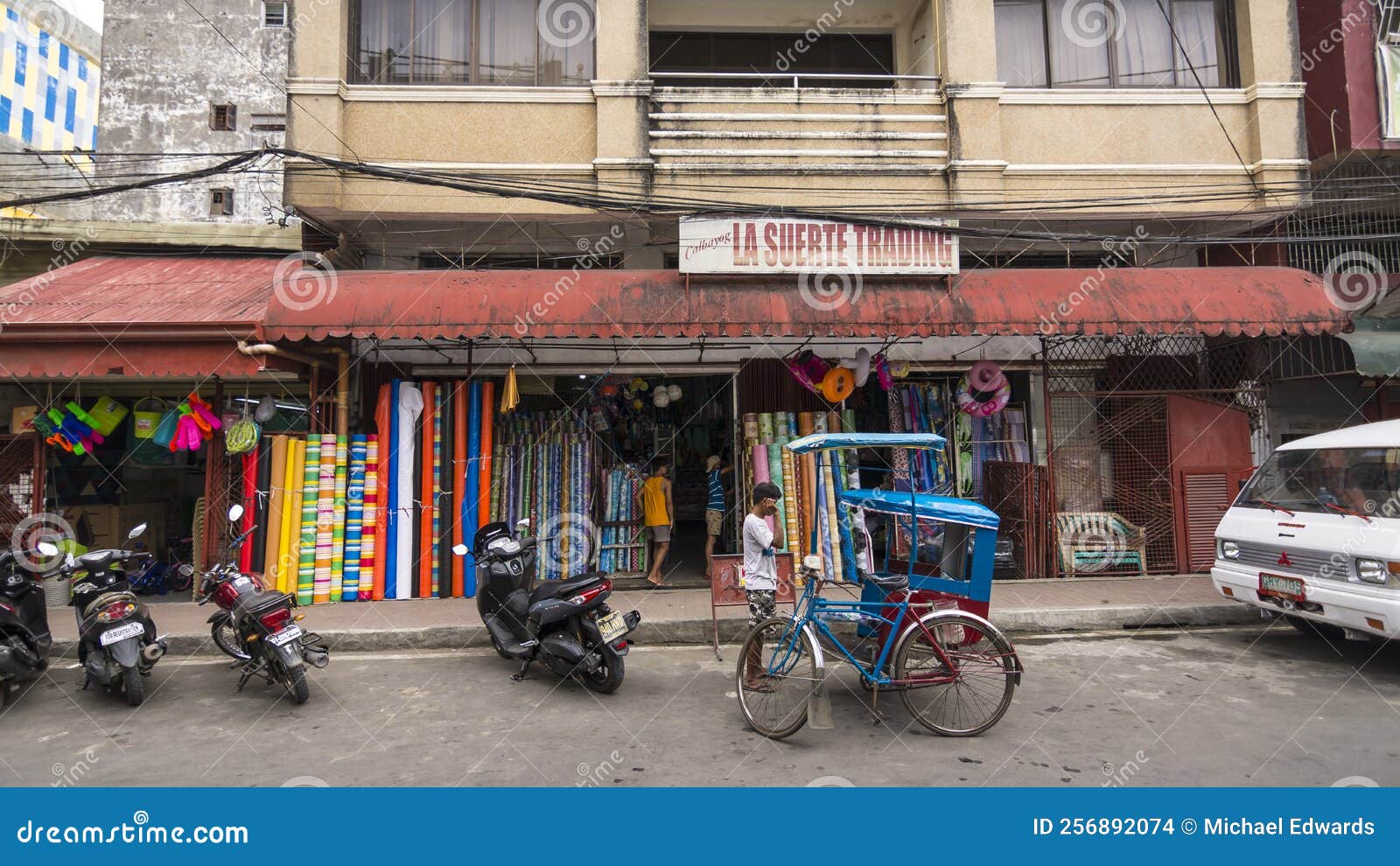 Calbayog, Samar, Philippines. a Typical Storefront in Downtown Calbayog ...