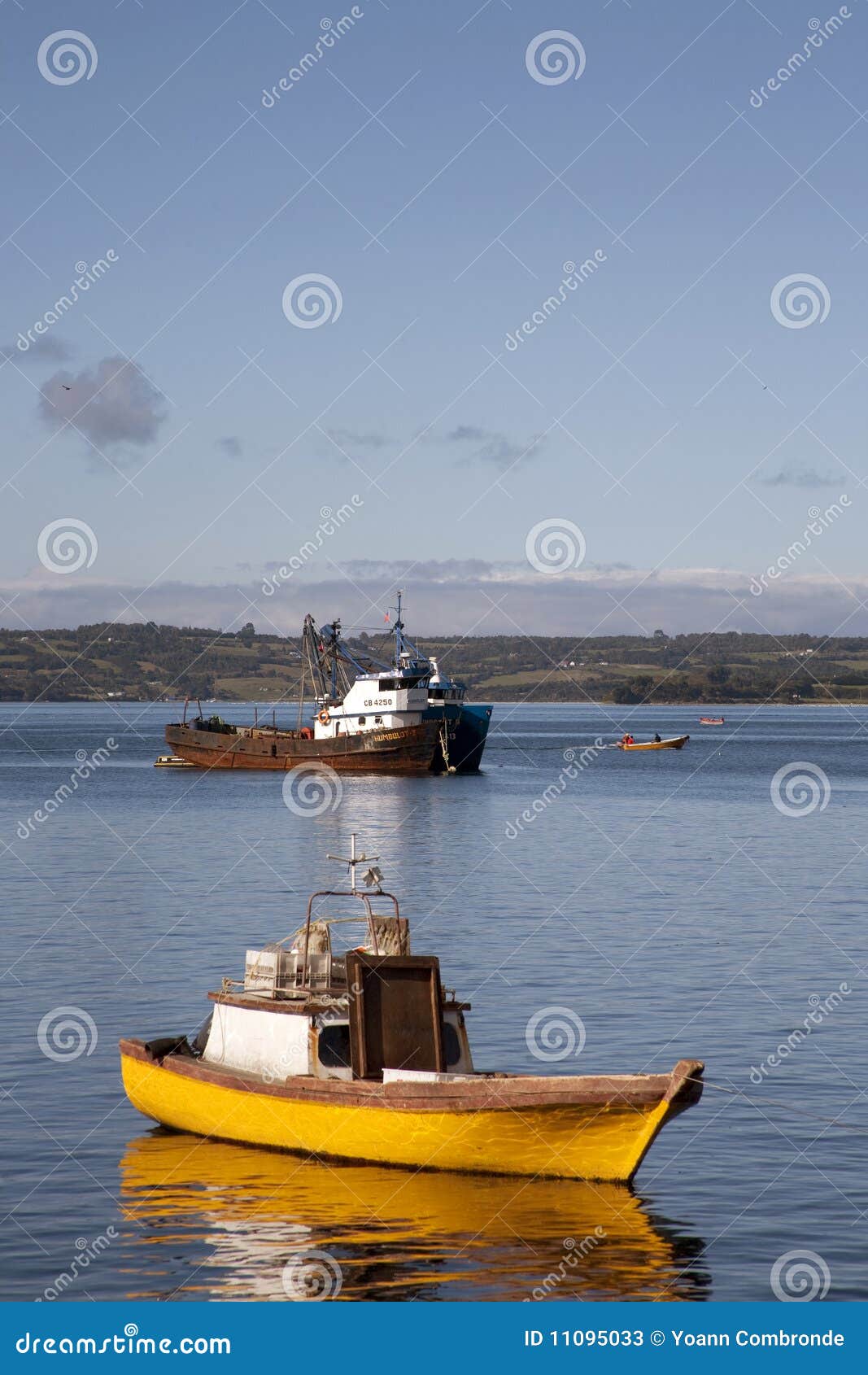 Calbuco stock image. Image of typical, pacific, seascape - 11095033