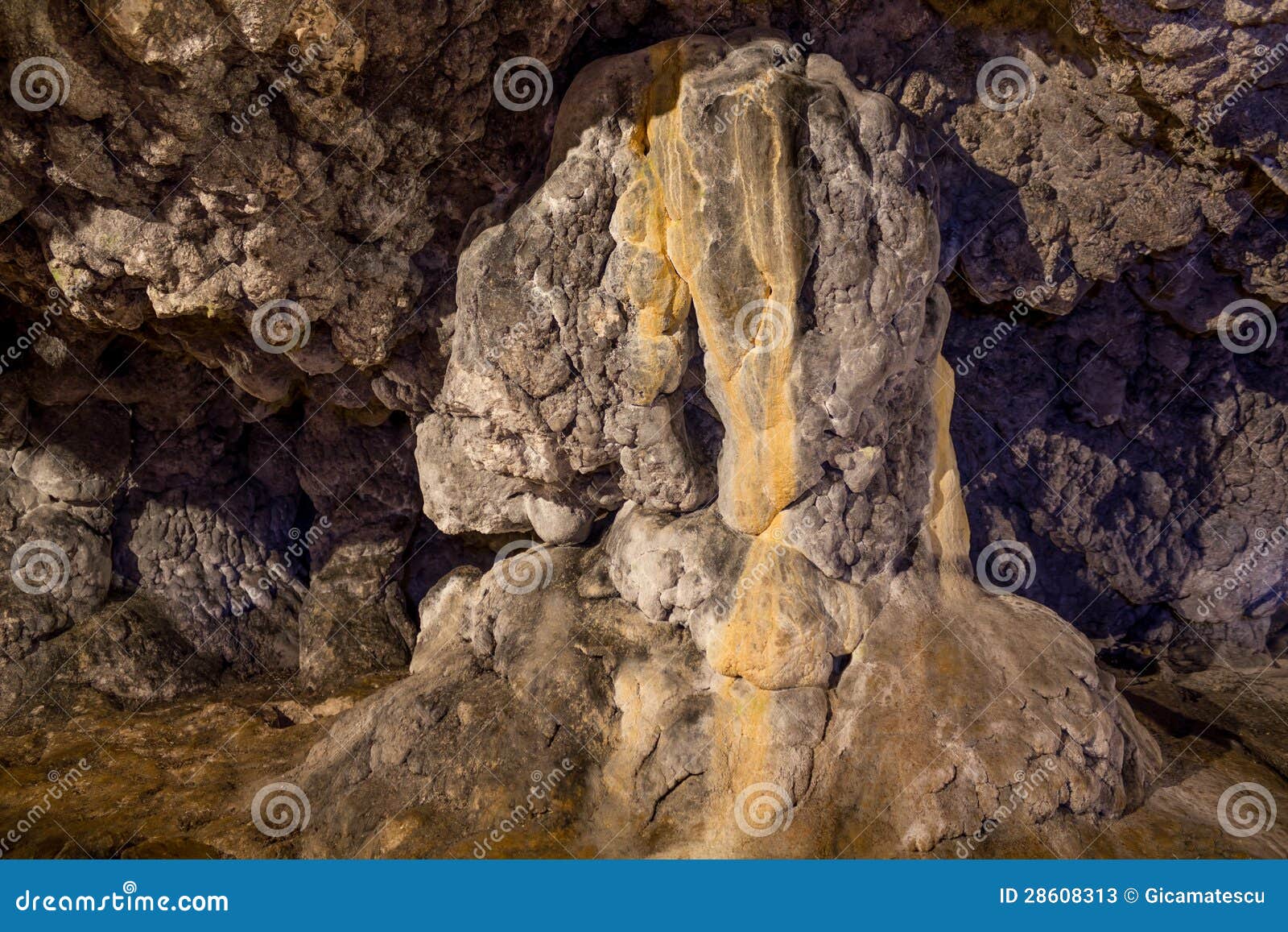 Calcareous formations stock image. Image of hole, cave - 28608313