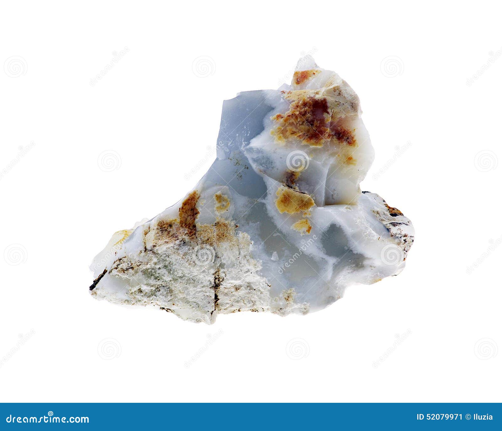 Calcedónia azul imagem de stock. Imagem de geologia, semistente - 52079971