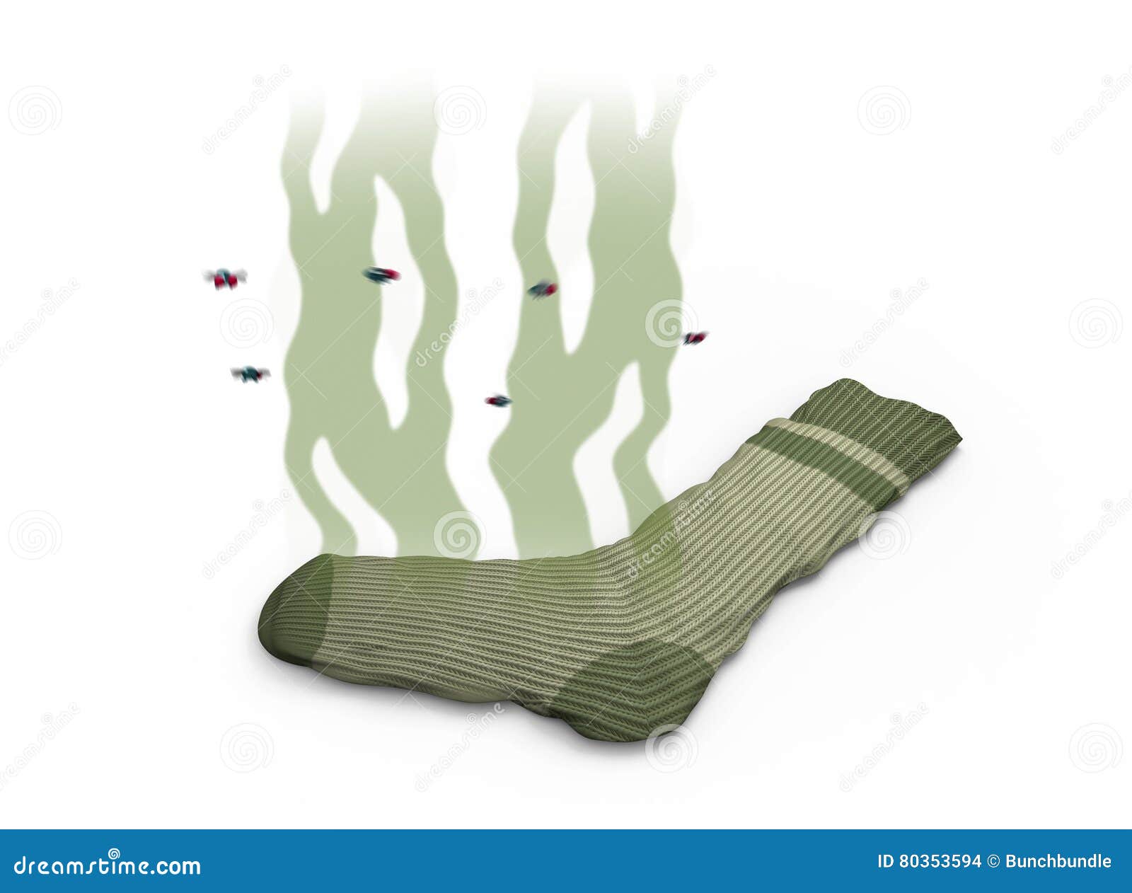 Calcetín Hediondo, Ejemplo 3d Stock de ilustración - Ilustración de ...