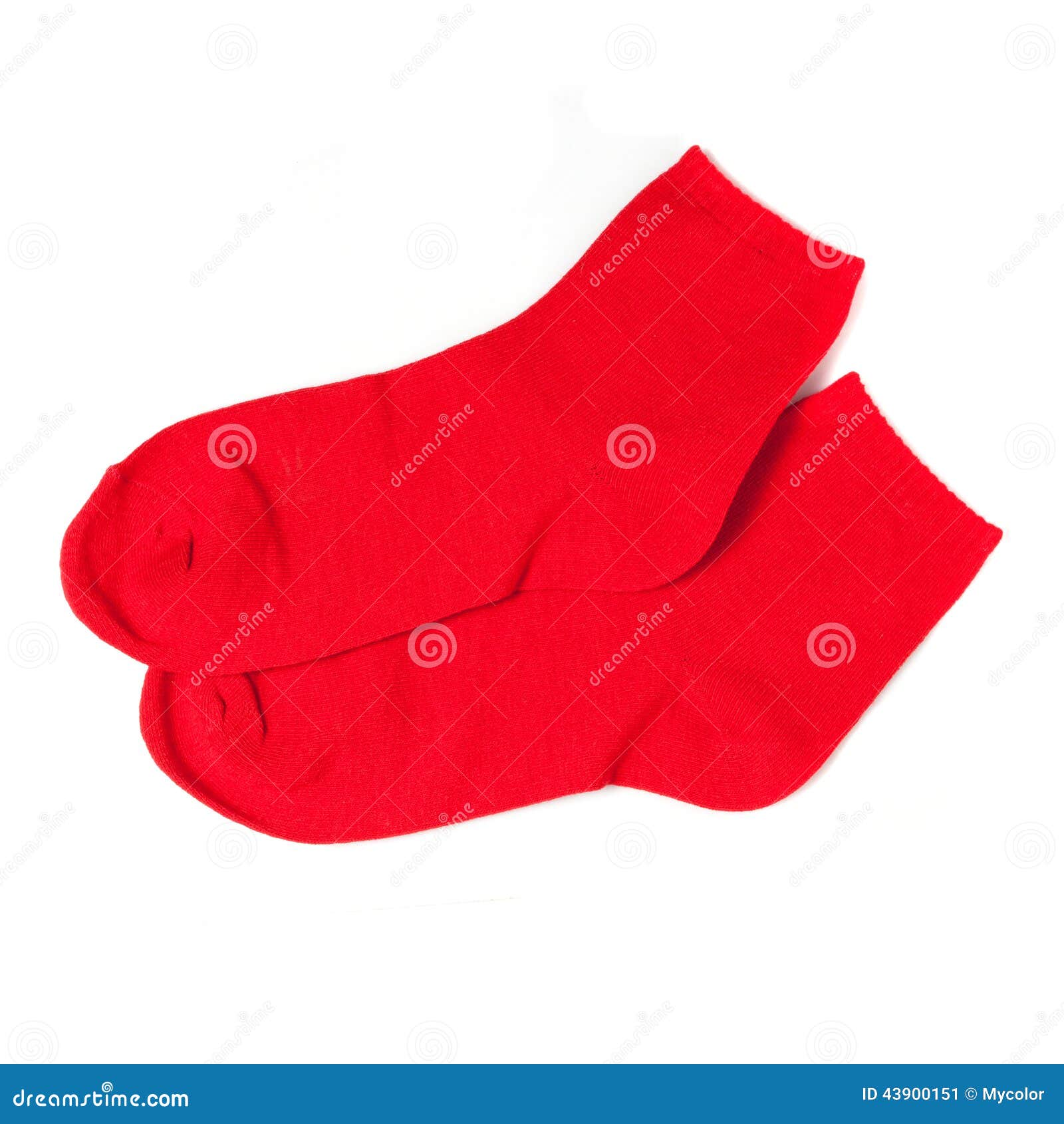 Calcetines rojos en blanco imagen de archivo. Imagen de amor - 43900151