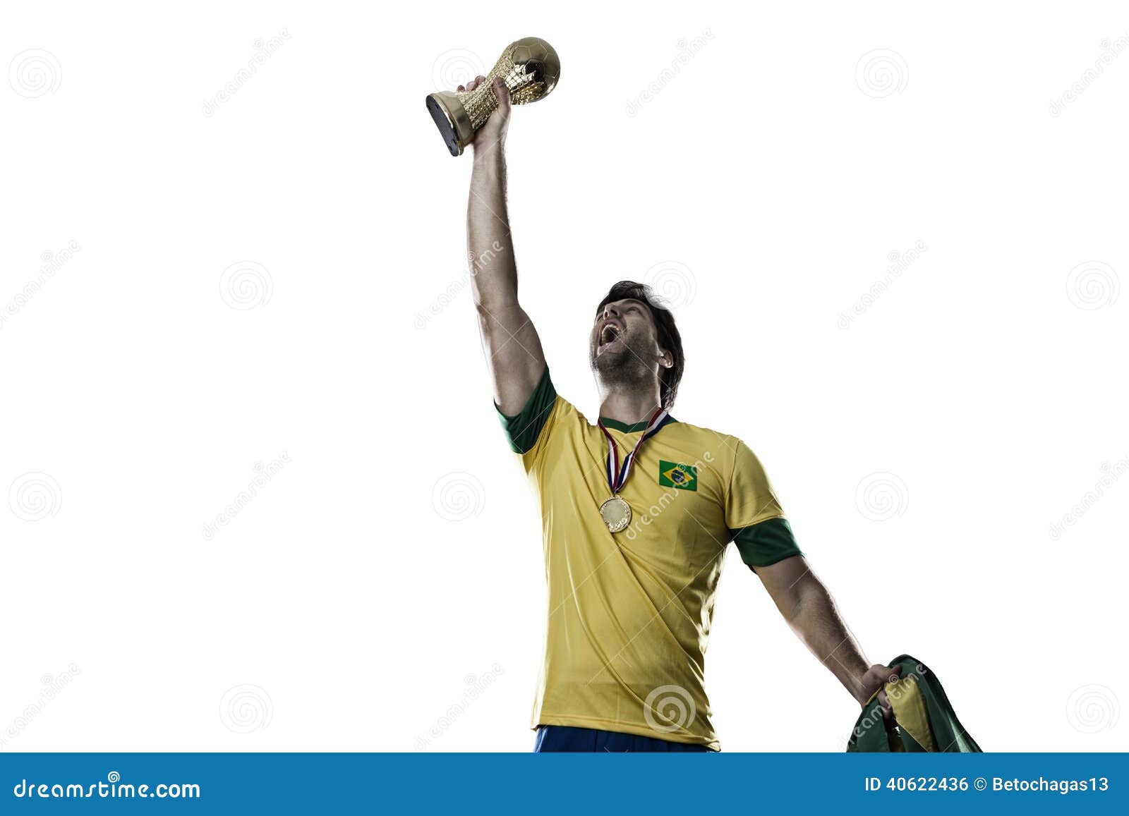 Calciatore brasiliano fotografia stock. Immagine di corrispondenza ...