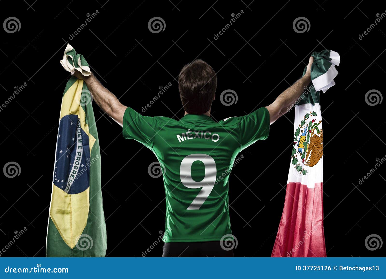 Calciatore messicano fotografia stock. Immagine di campione - 37725126