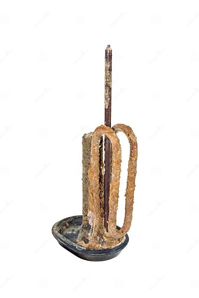 Calcimine Raid on the Heating Elements Stock Image - Image of boiler ...