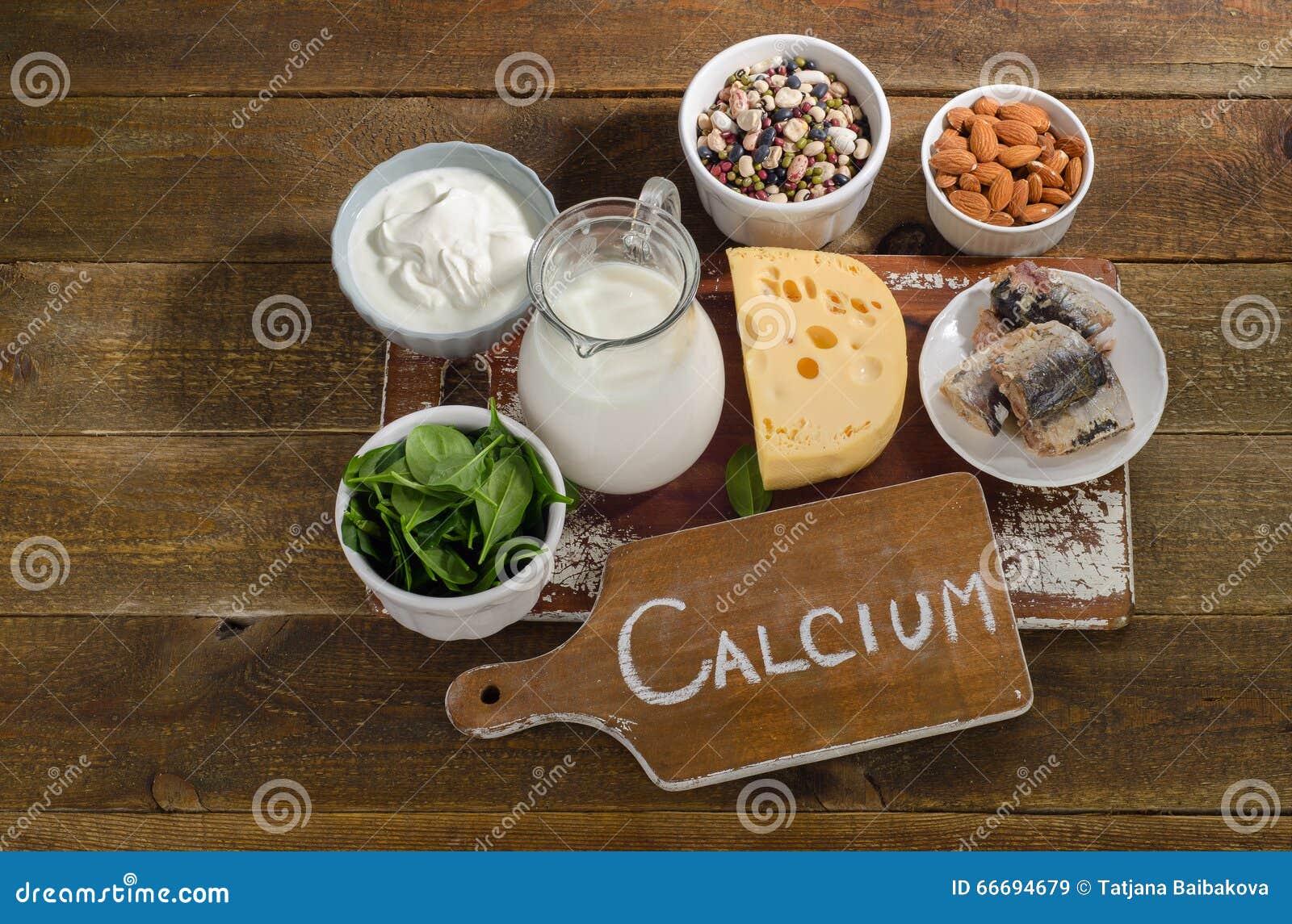 Calcio Rich Foods Sources imagen de archivo. Imagen de mantequilla ...