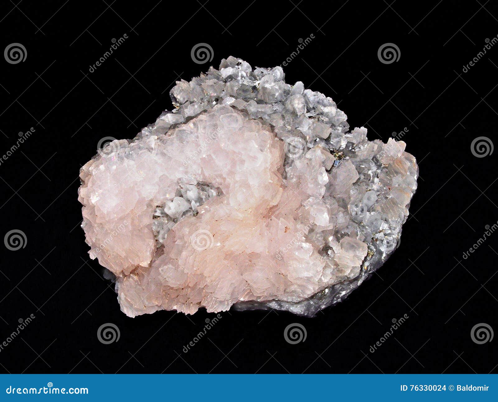 Calcite crystals stock photo. Image of mineral, deposit - 76330024