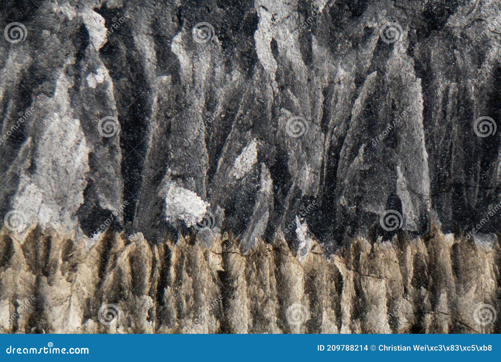 Calcite Crystals Under a Microscope Stock Photo - Image of material ...