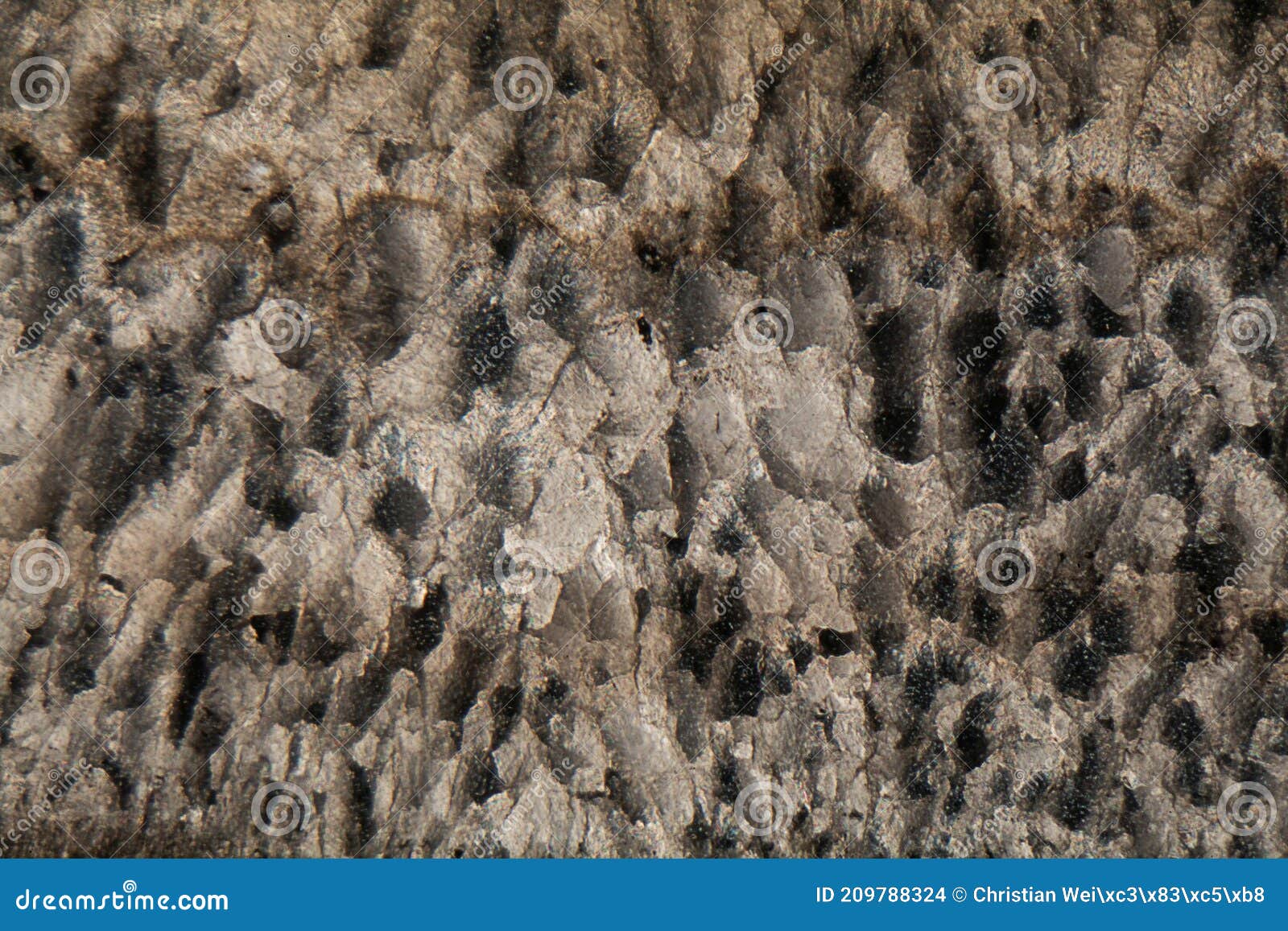 Calcite Crystals Under a Microscope Stock Photo - Image of pattern ...