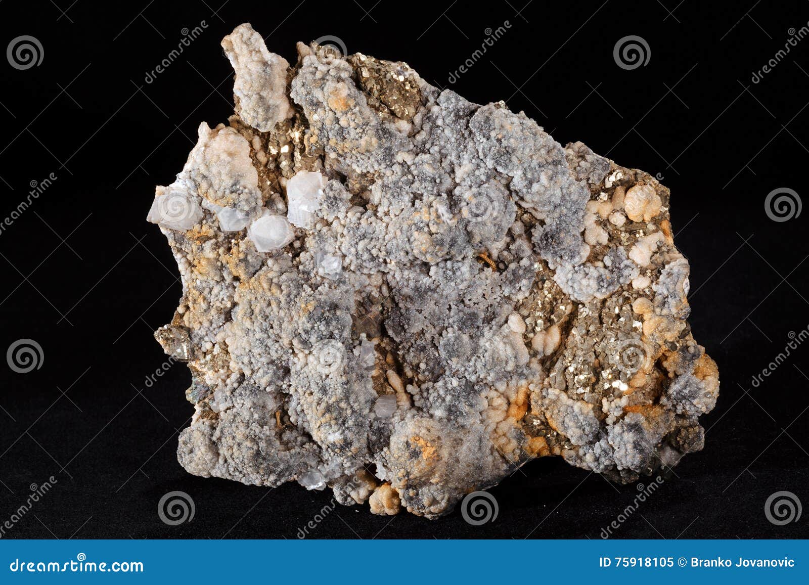 Calcite Mineral from the Group of Carbonate Stock Image - Image of rock ...