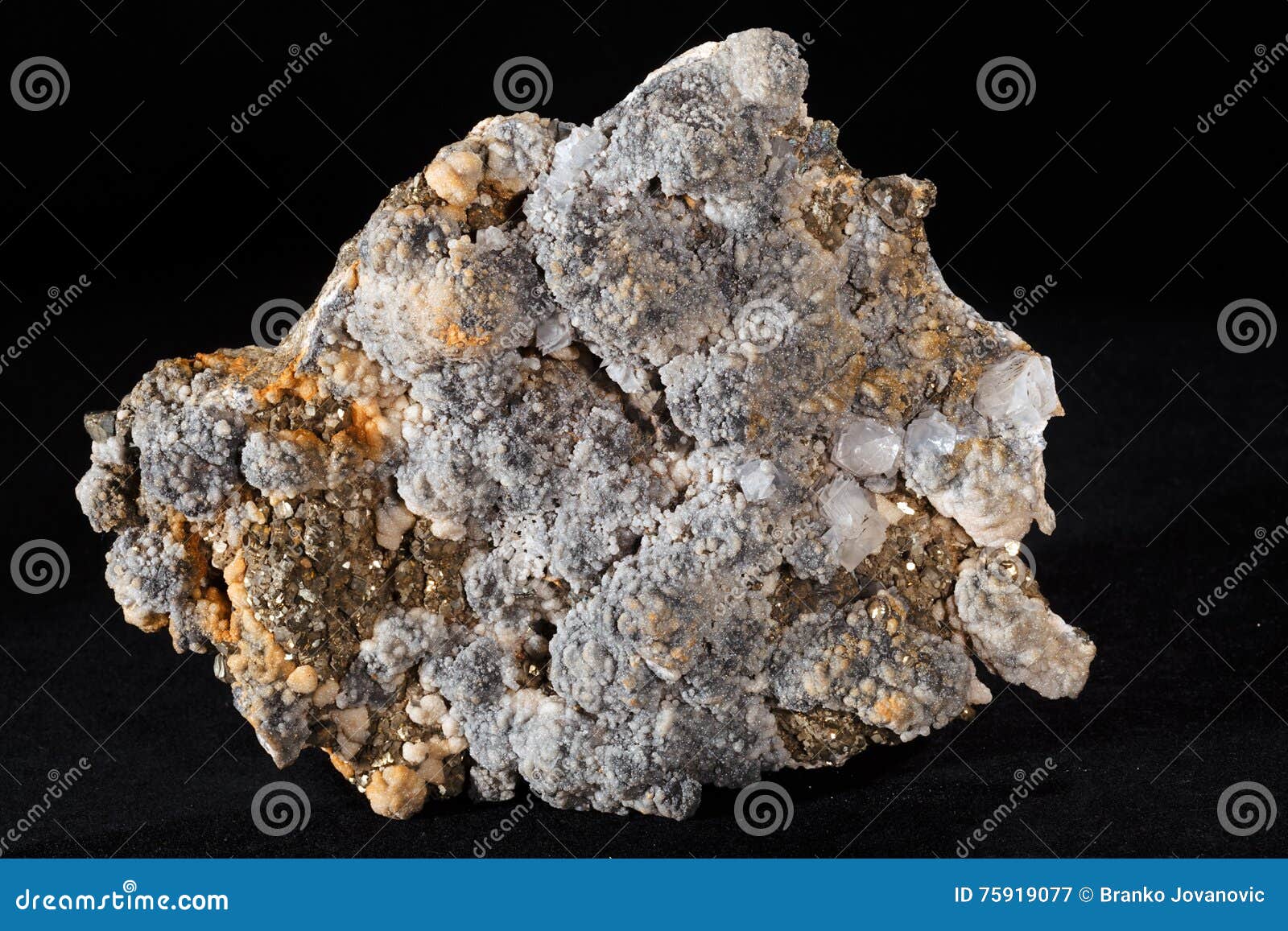 Calcite Mineral from the Group of Carbonate Stock Image - Image of ...