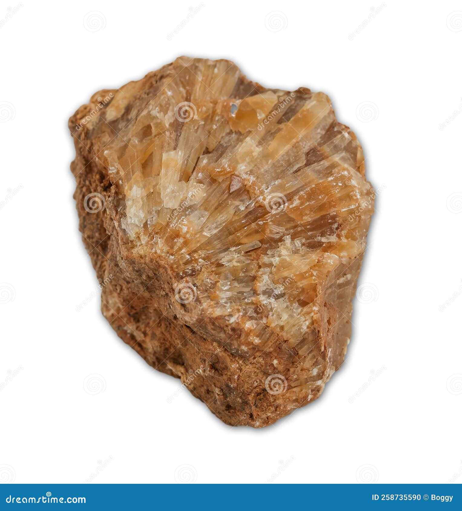 Calcite mineral sample stock photo. Image of closeup - 258735590