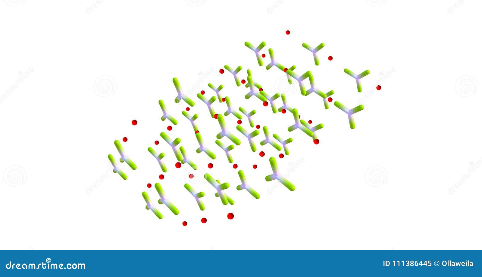 Calcite Molecular Structures Isolated on White Background Stock ...