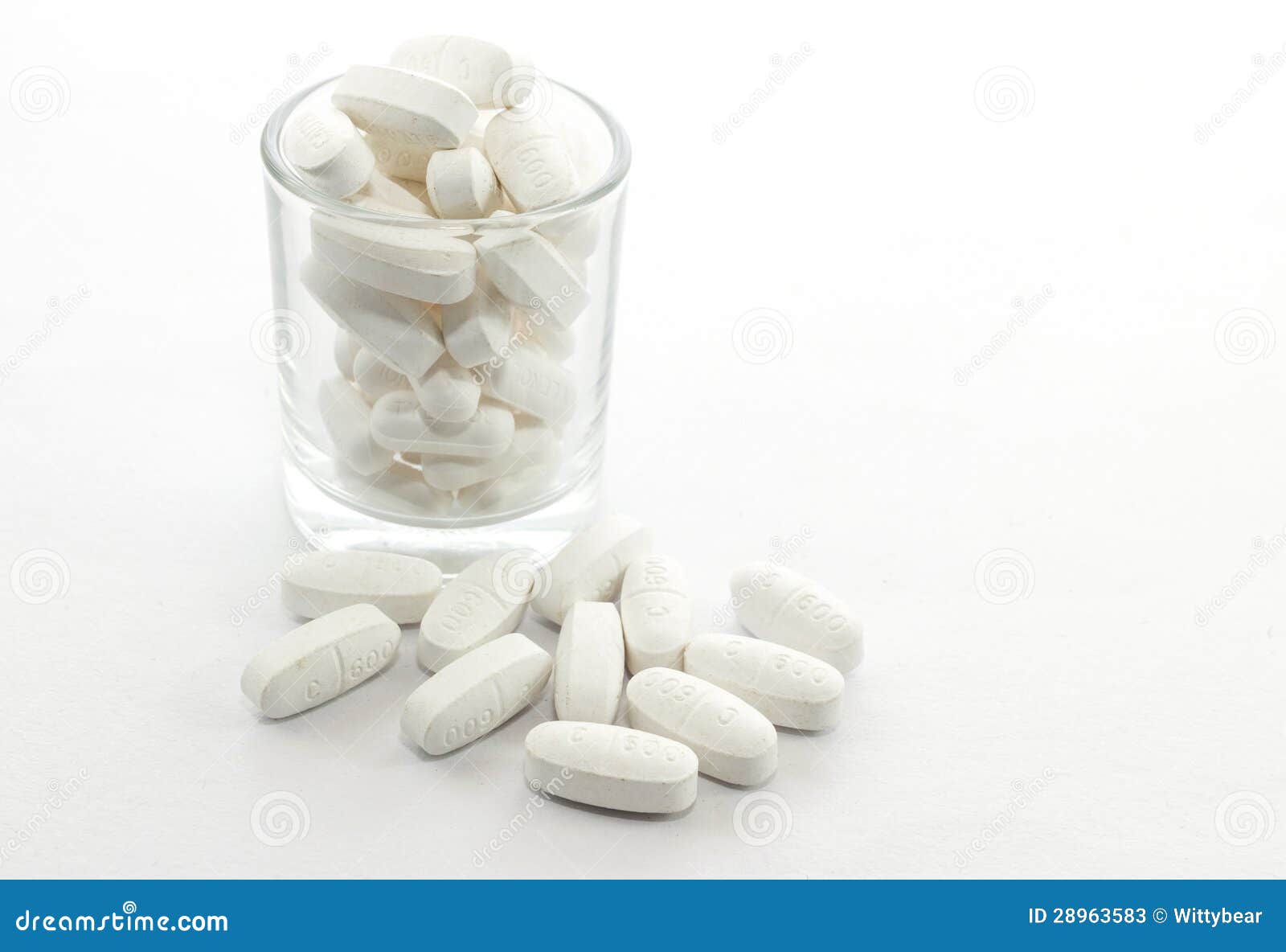 Calcium for Healthy on White Background Stock Image - Image of health ...