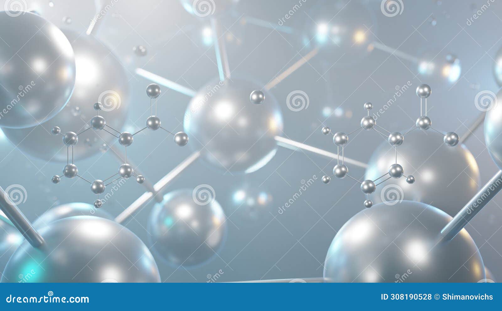 Calcium Benzoate Molecular Structure, 3d Model Molecule, Food ...