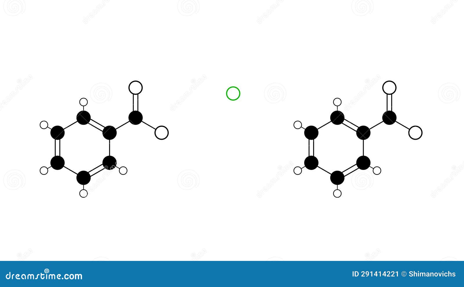 Calcium Benzoate Molecular Structure 3d, Flat Model, Preservative E213 ...