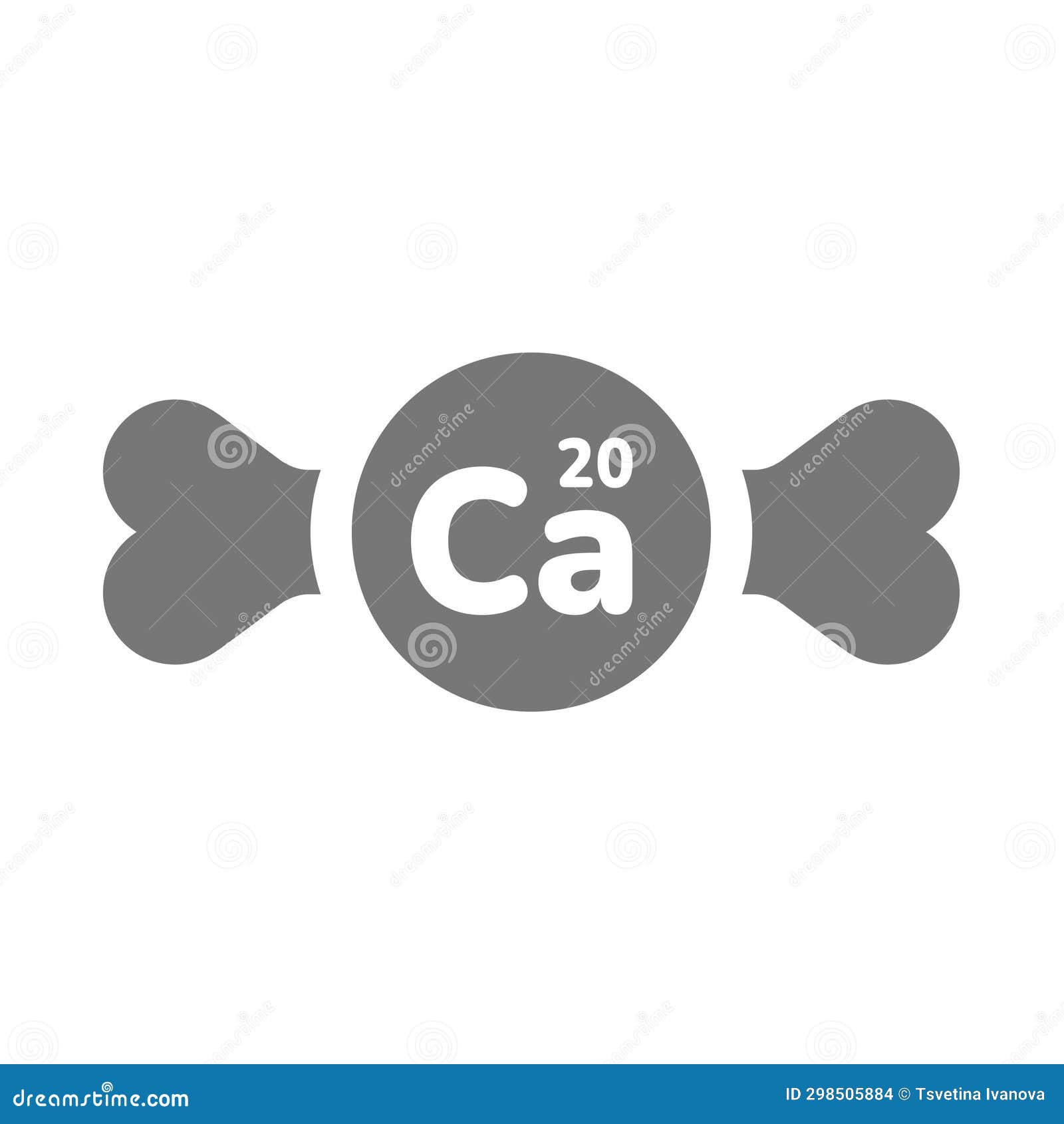 Calcium Bone Strengthening In Pharmaceutical Use Vector Illustration ...
