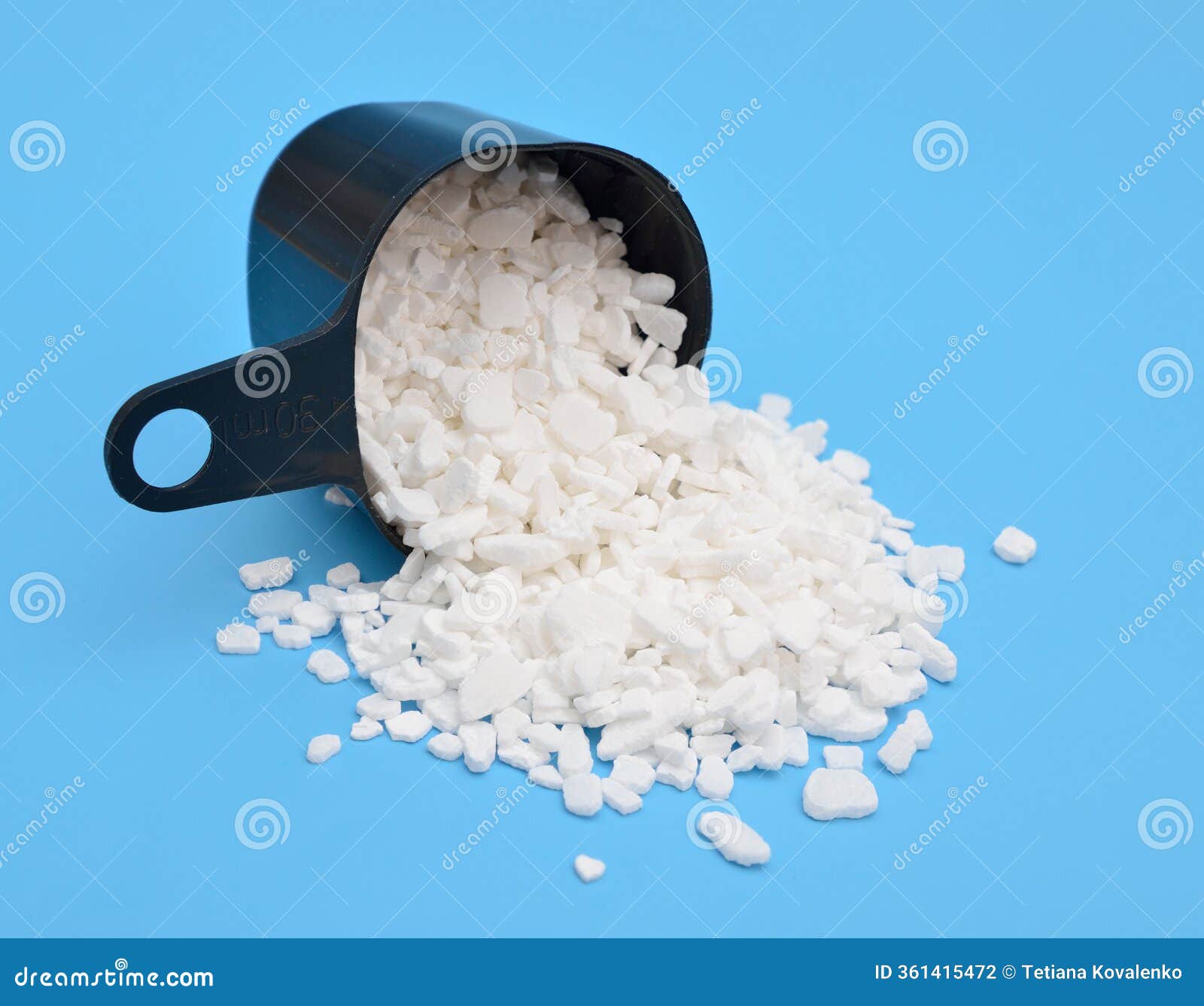 Calcium Chloride, Salt With Chemical Formula CaCl2. Food Additive E509 ...