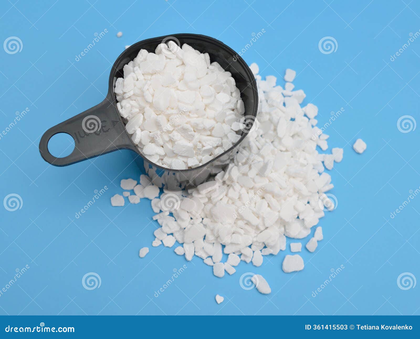 Calcium Chloride, Salt With Chemical Formula CaCl2. Food Additive E509 ...