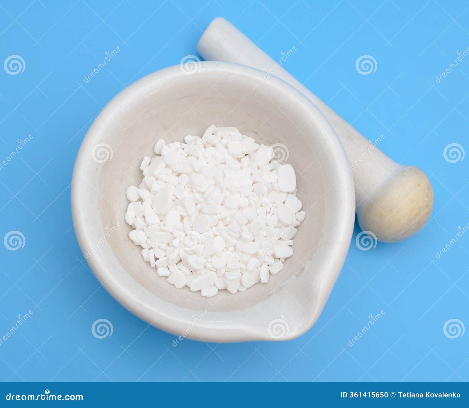 Calcium Chloride, Salt With Chemical Formula CaCl2. Food Additive E509 ...