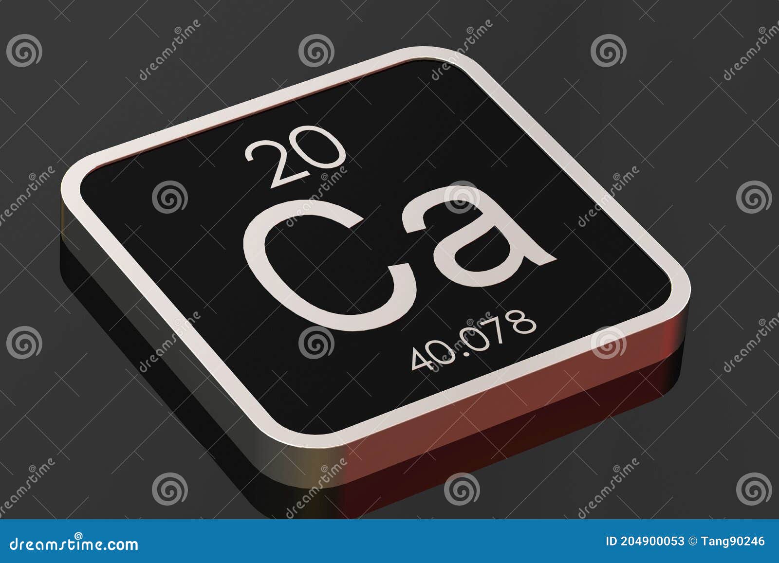 Calcium Element From The Periodic Table Stock Image | CartoonDealer.com ...