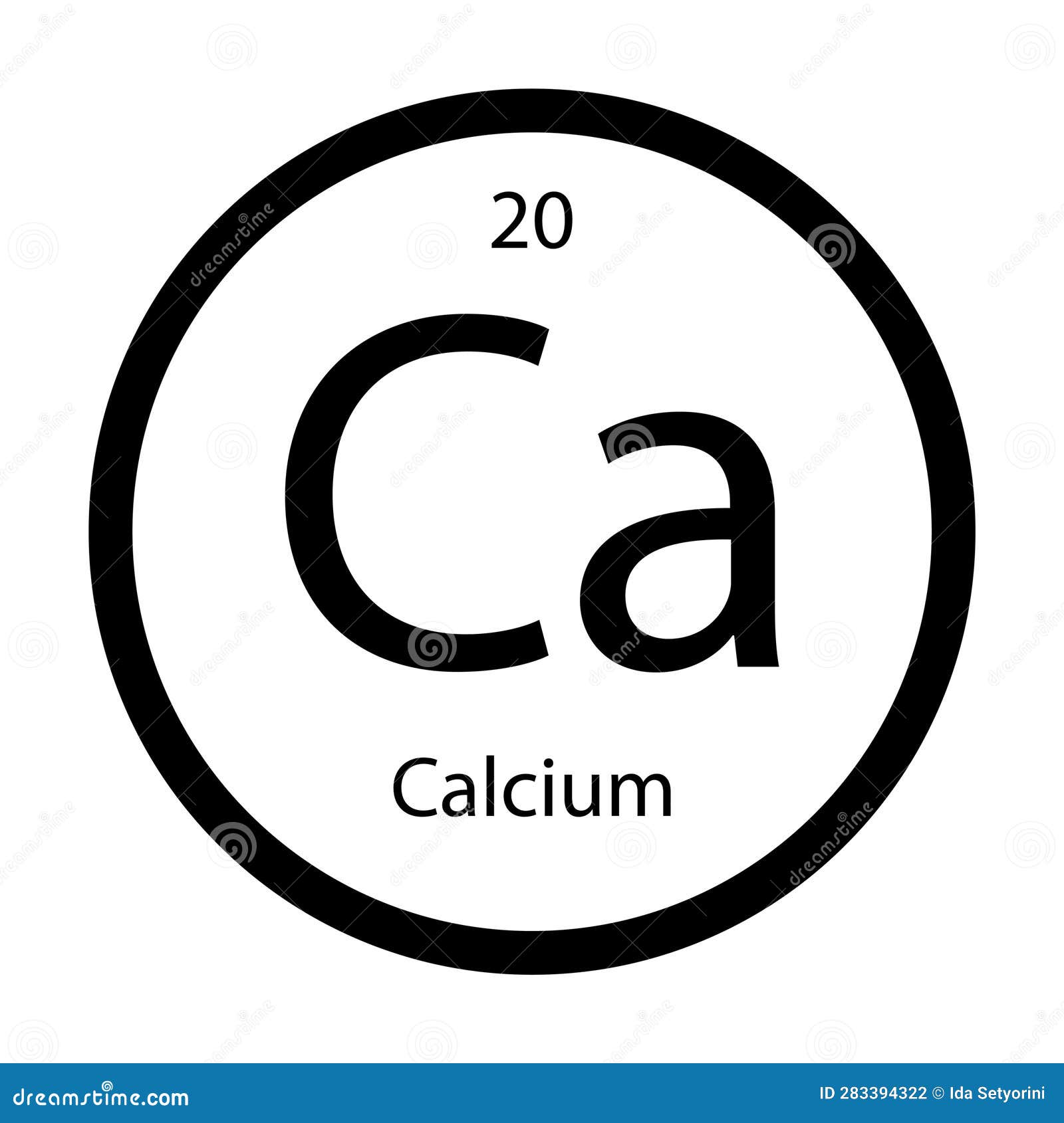 Calcium icon vector stock illustration. Illustration of basic - 283394322