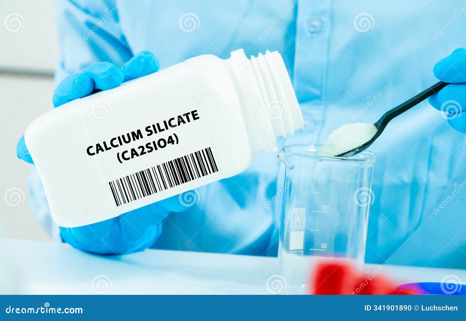 Calcium Silicate (Ca2SiO4 stock photo. Image of chemistry - 341901890