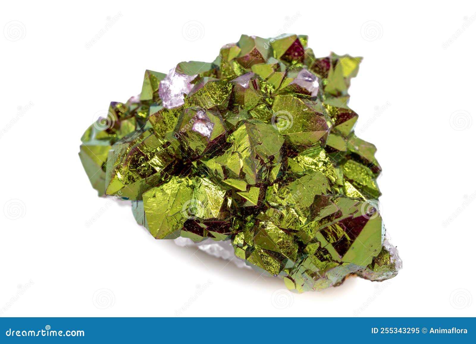 Calcopirita Aislada Sobre Fondo Blanco Imagen de archivo - Imagen de ...