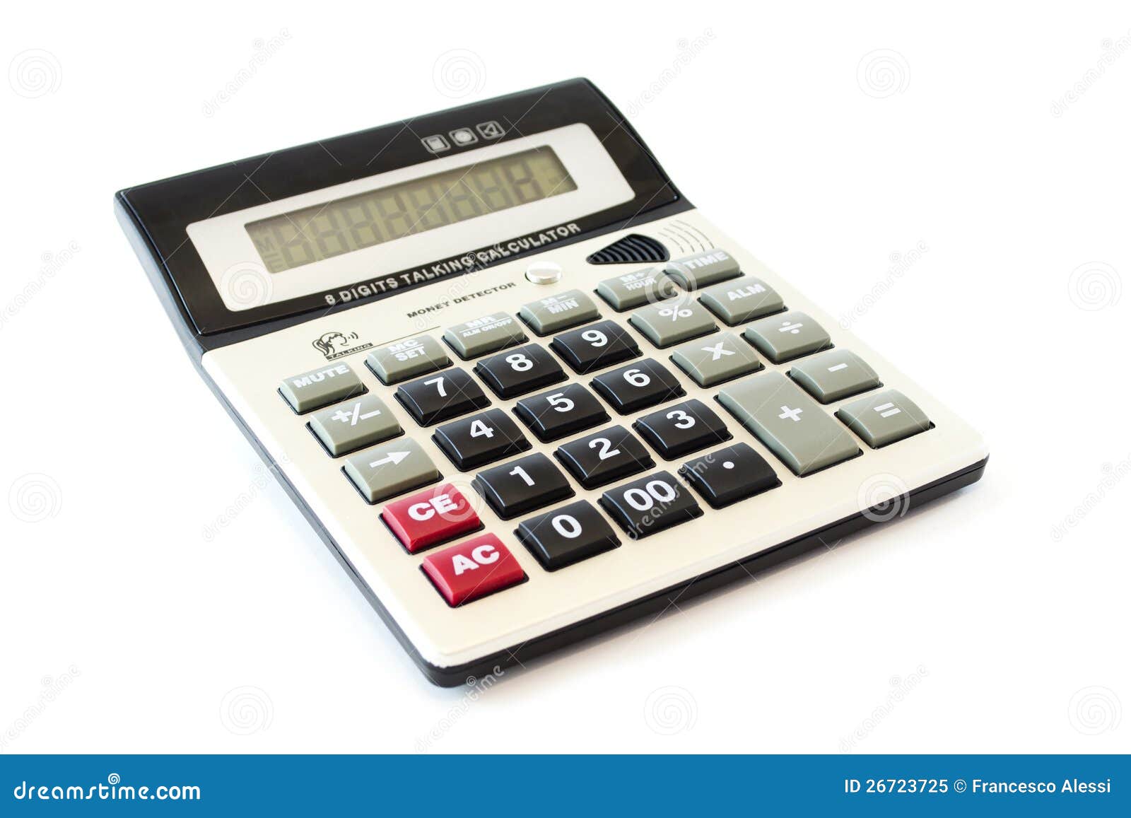 Calculadora imagen de archivo. Imagen de blanco, digital - 26723725