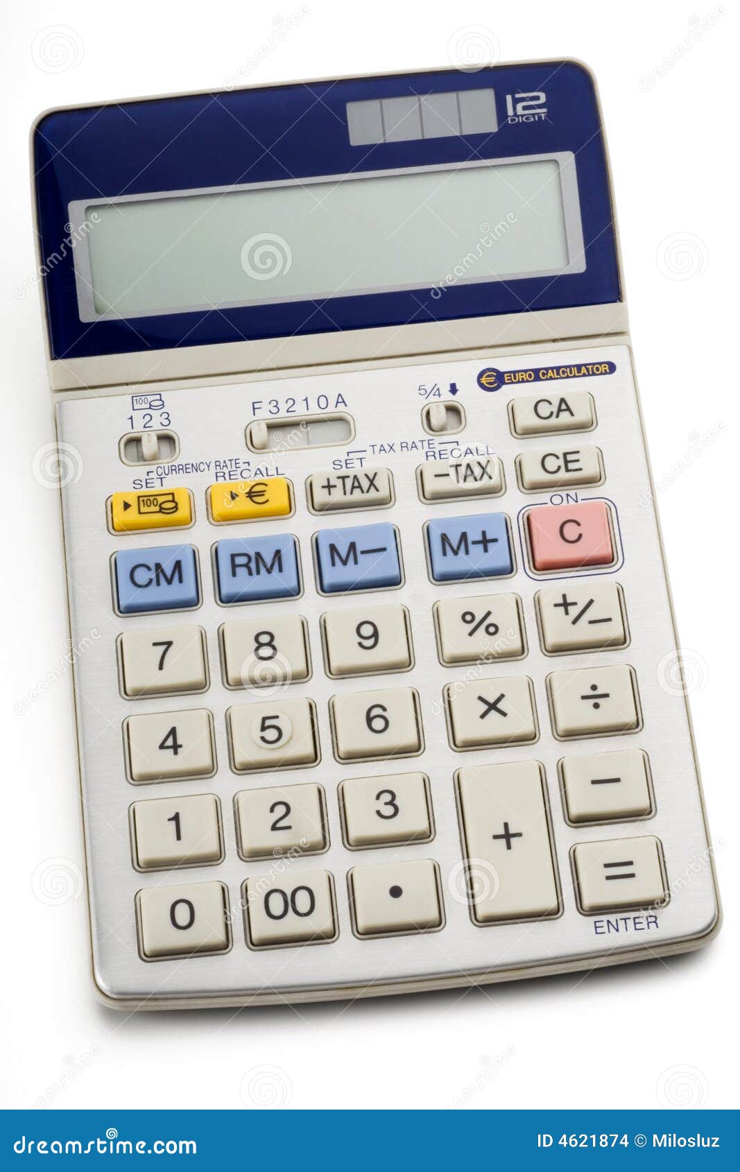 Calculadora foto de archivo. Imagen de impuesto, botones - 4621874
