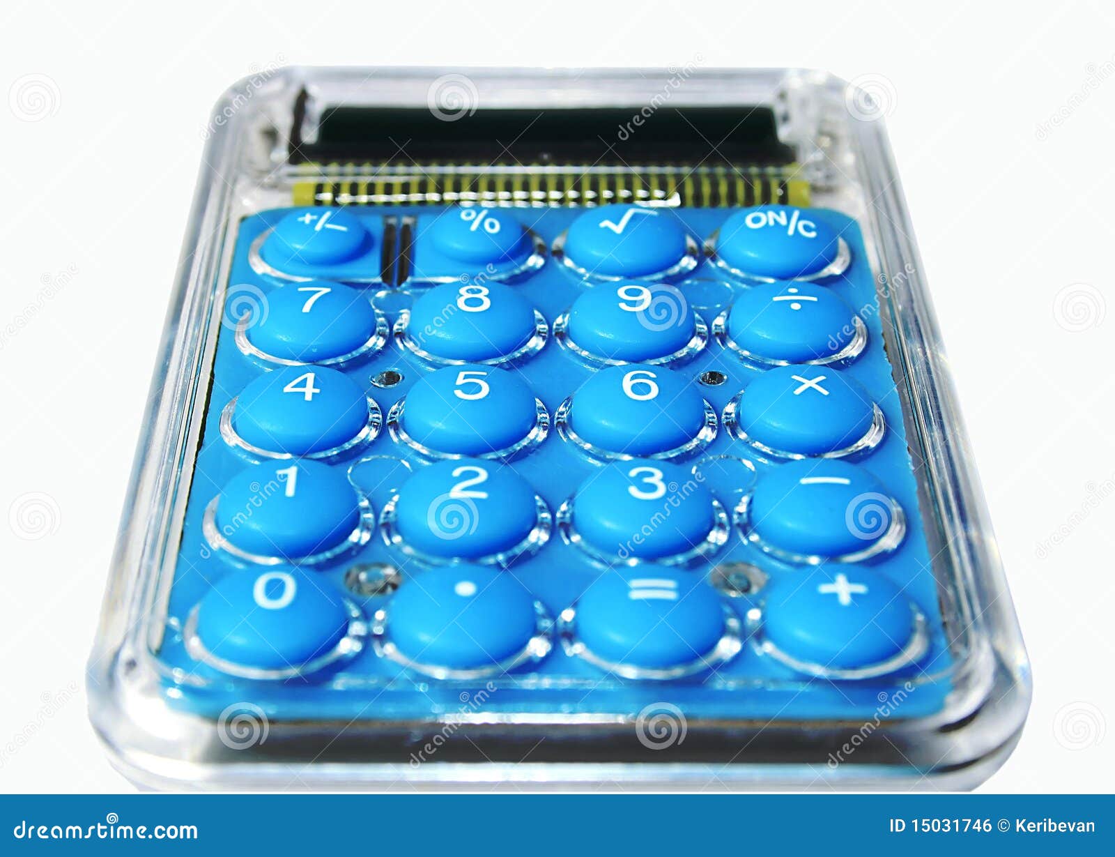 Calculadora Azul, Aislada En Blanco Foto de archivo - Imagen de teclado ...