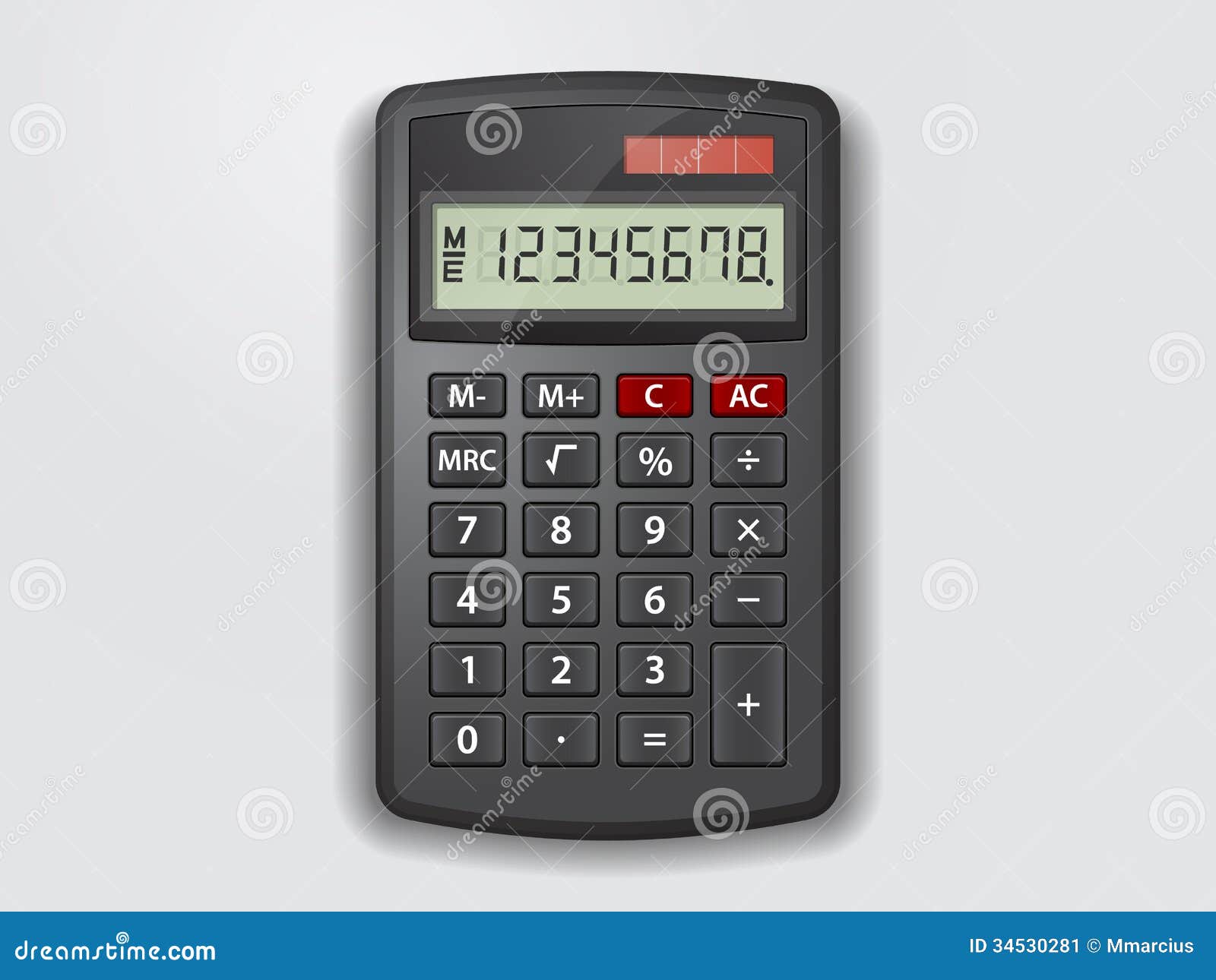 Calculadora del vector ilustración del vector. Ilustración de concepto ...