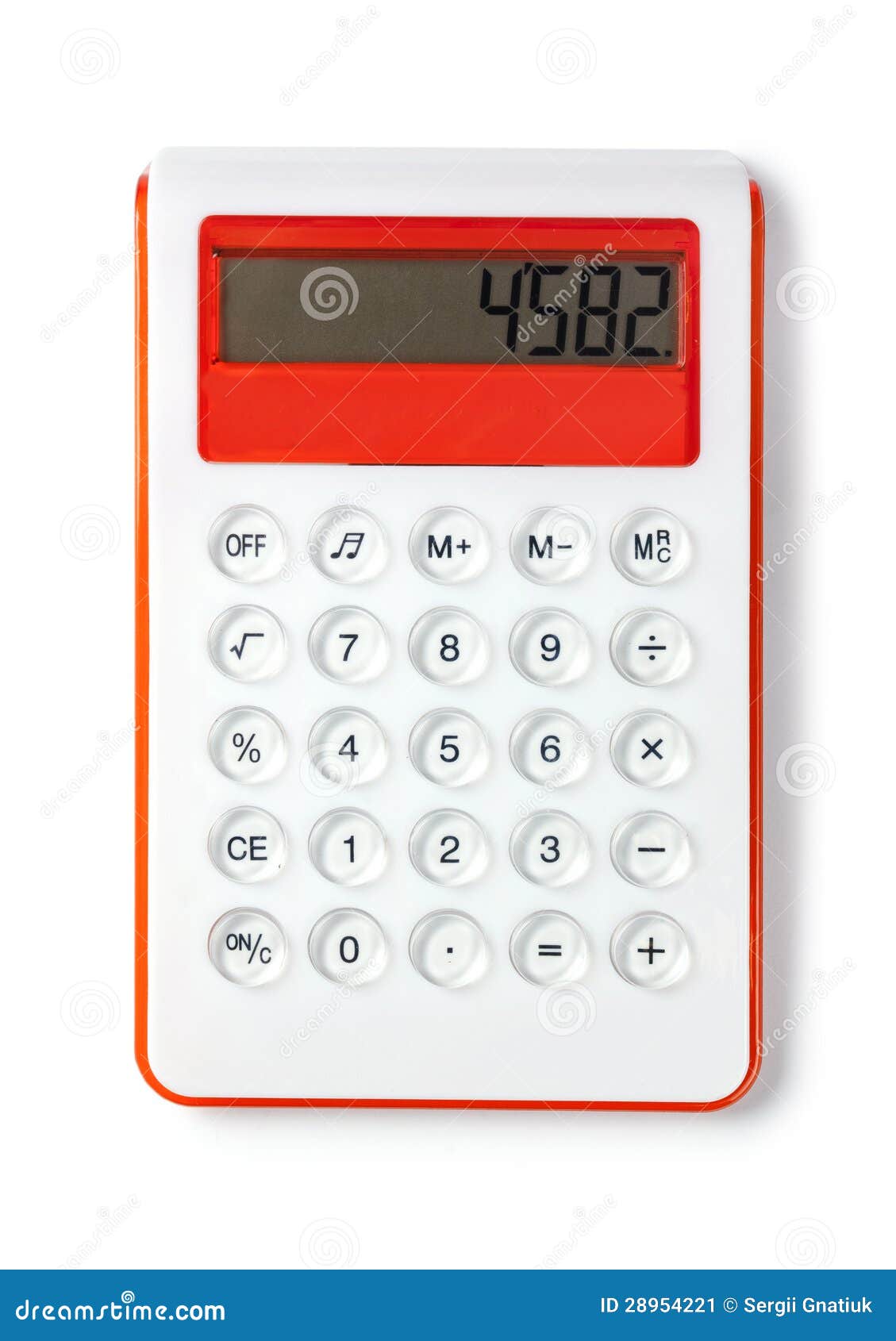 Calculadora moderna imagen de archivo. Imagen de financiero - 28954221